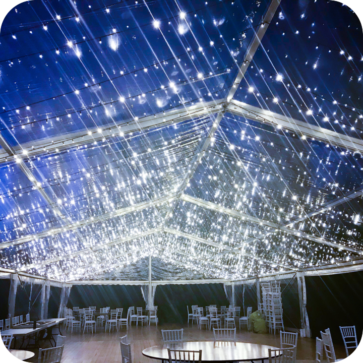 Marquee Lighting | festoon lights & fairy lights hire