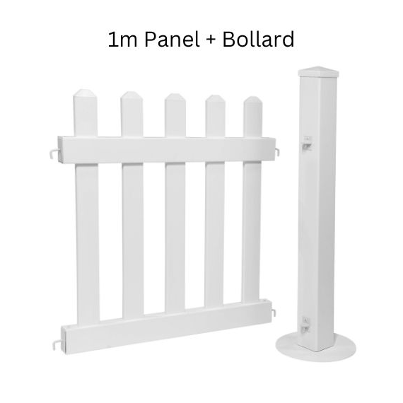 PVC Picket Fence SALE | Portable temporary PVC fencing panels for sale ...